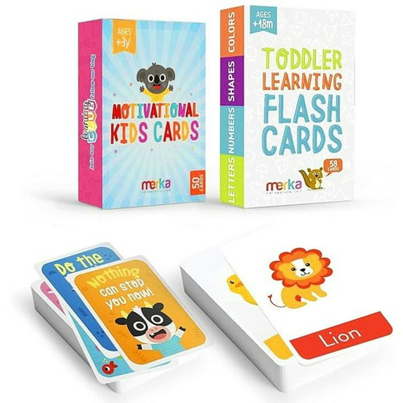 merka Set of 50 Affirmation Cards for Kids, Lunch Notes, Lunchbox Notes ...