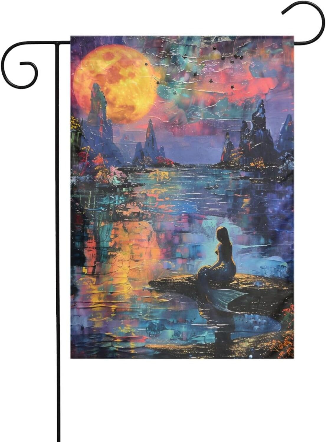 mermaid Garden Flags Double Sided,Garden Flags for All Seasons, Garden ...