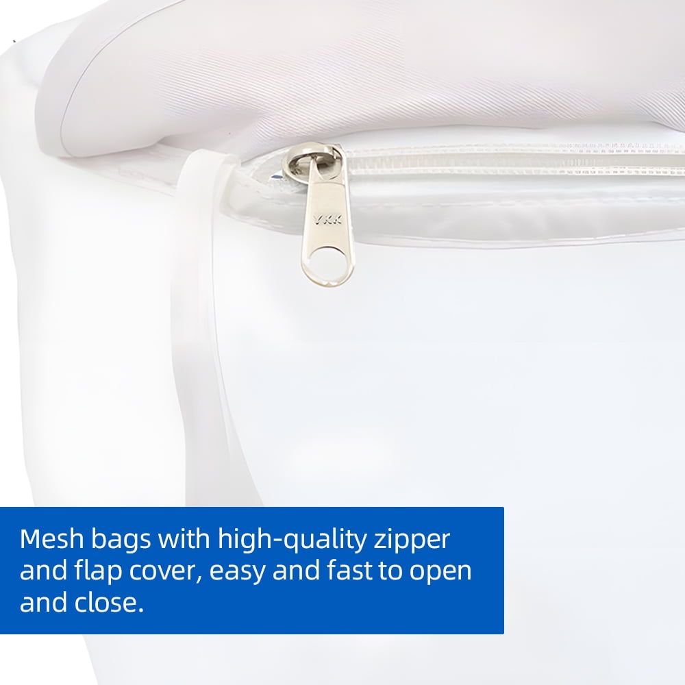 mesh bag,And 5 220μm Plant Mesh Laundry Clothes Bra Laundry With Zipper ...