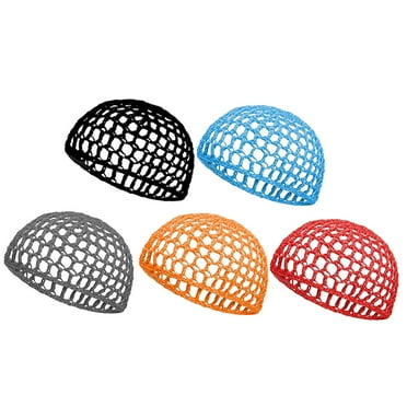 10pcs Crocheted Hair Net Practical Colored Hairnet - Walmart.com