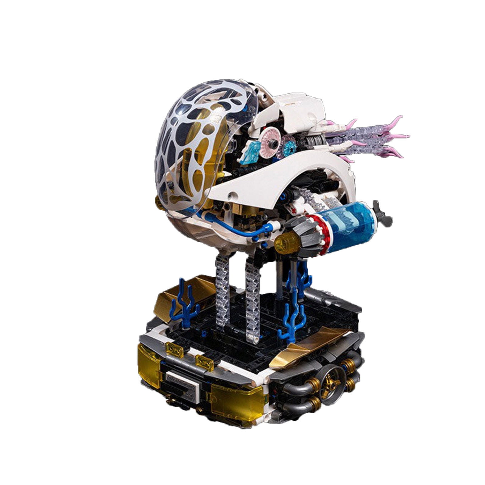 metal Mechanical Assembled Building Block Ornament Toy Abs Plastic ...