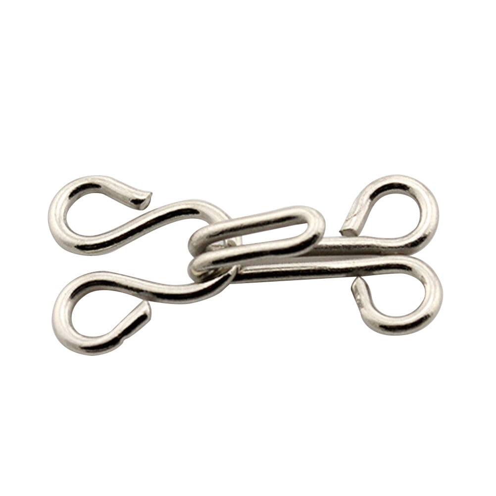 metal button 50PC Metal Hook Button Hooks and Eyes Closure Buckle ...