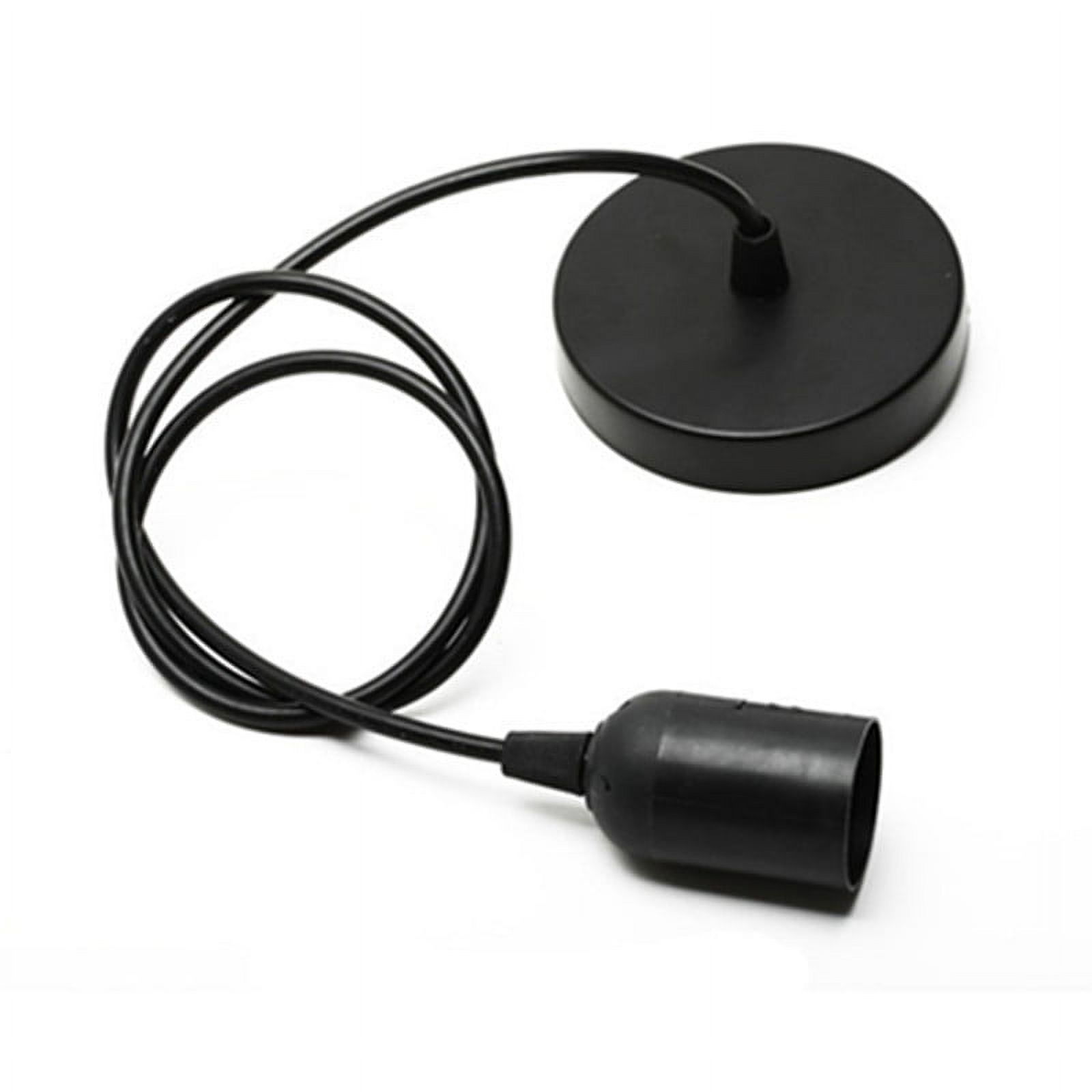 metal pendant light, E27 lamp holder with cable, 100CM pendulum cable ...