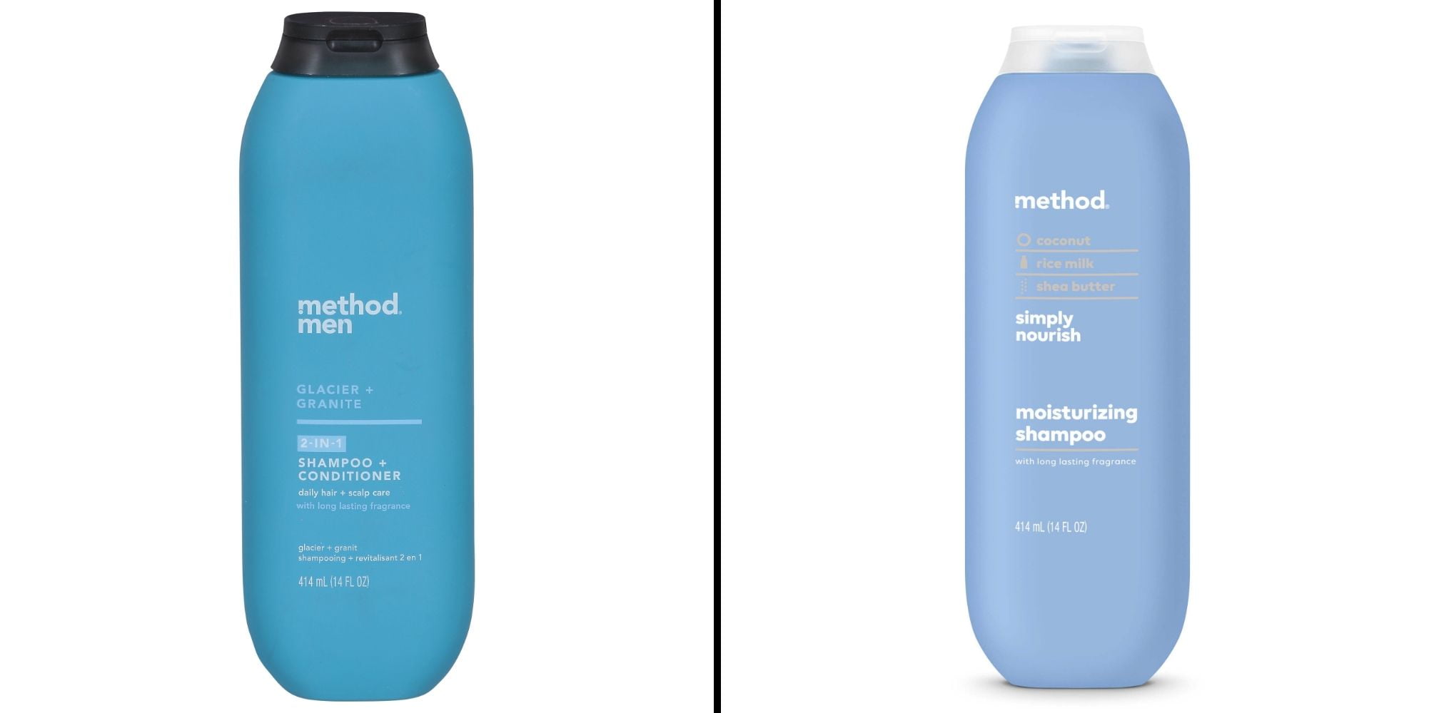 method Shampoo + Conditioner Glacier + Granite 14 oz & method Simply ...