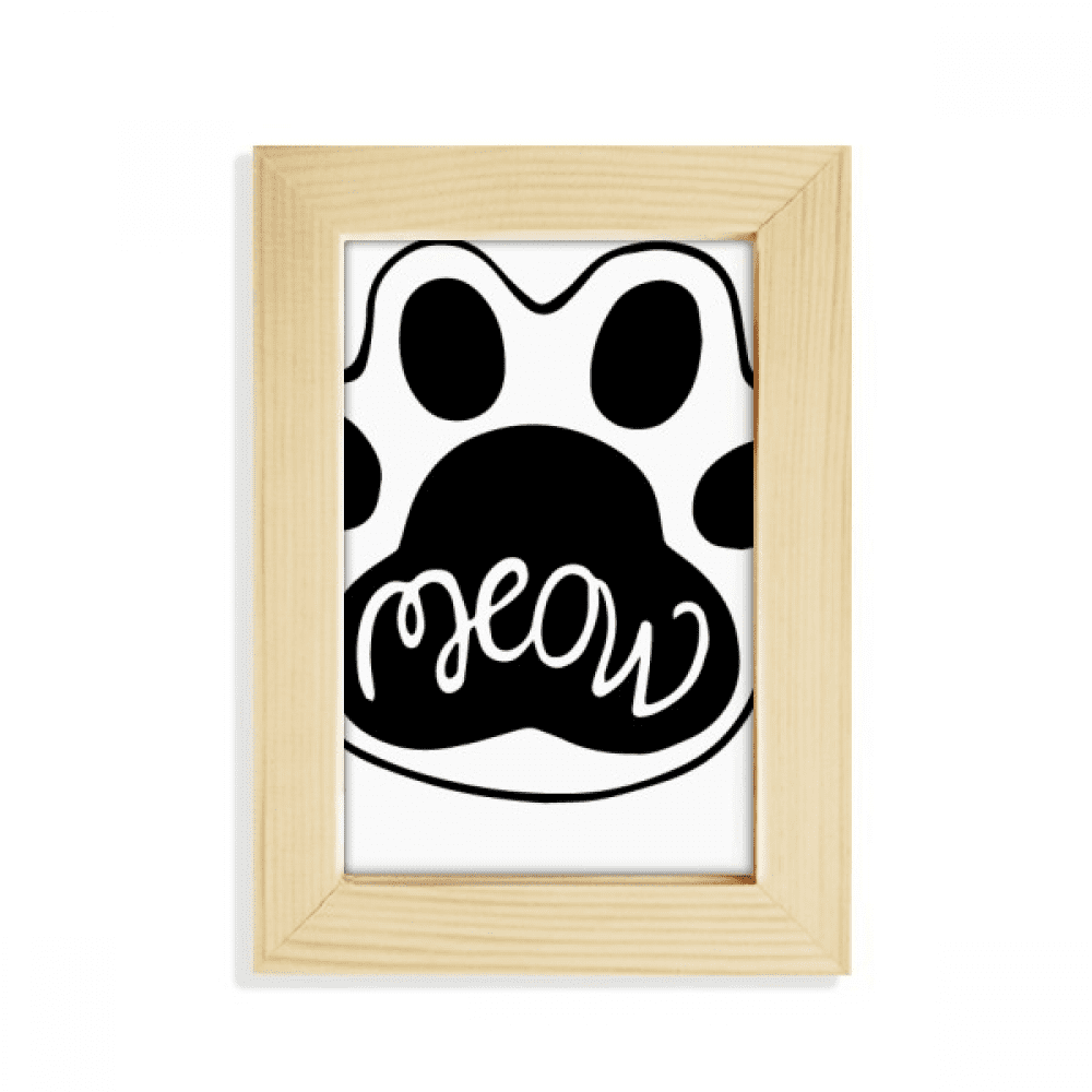 mewing cat english quote cartoon desktop display photo frame picture ...