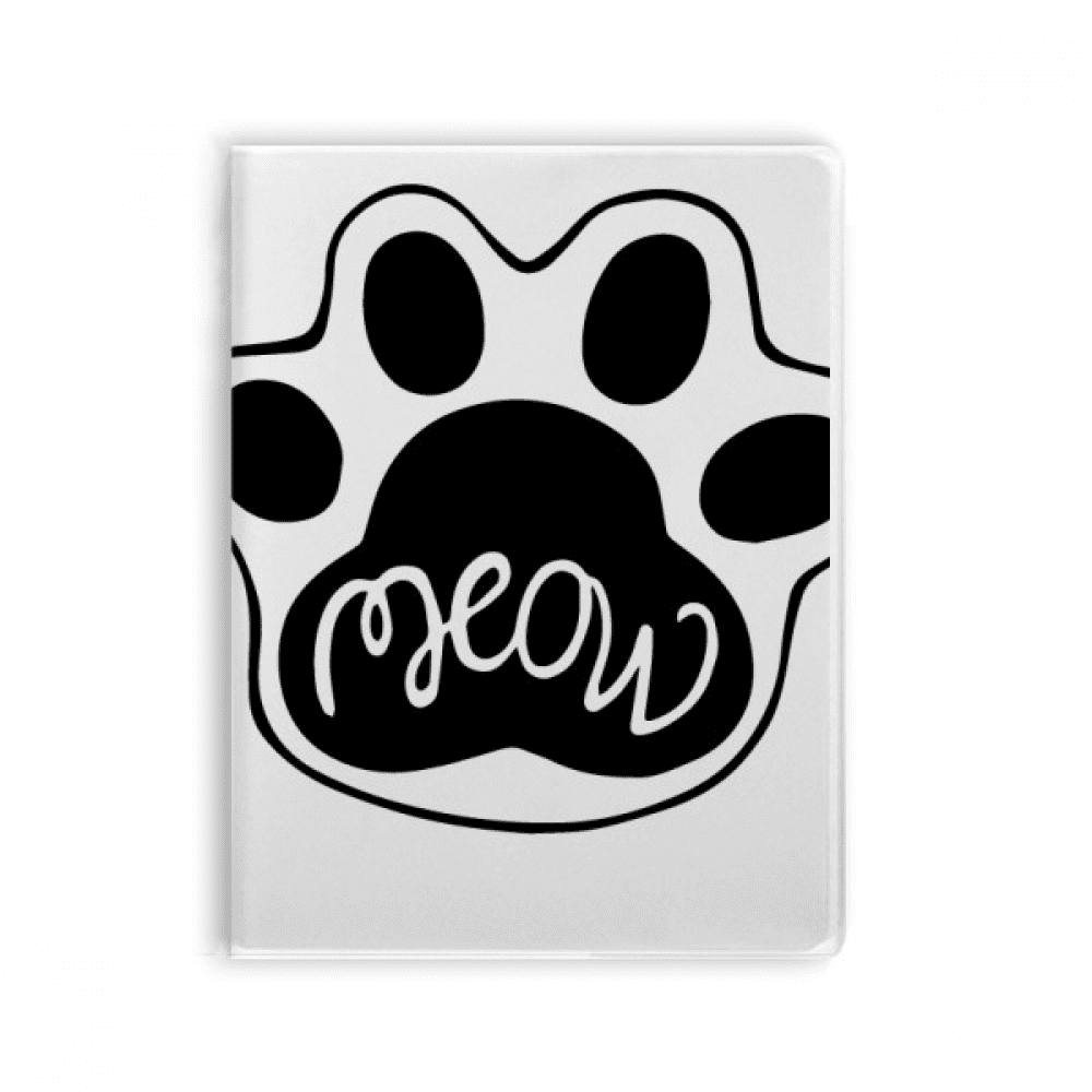 mewing cat english quote cartoon notebook gum cover diary soft cover ...