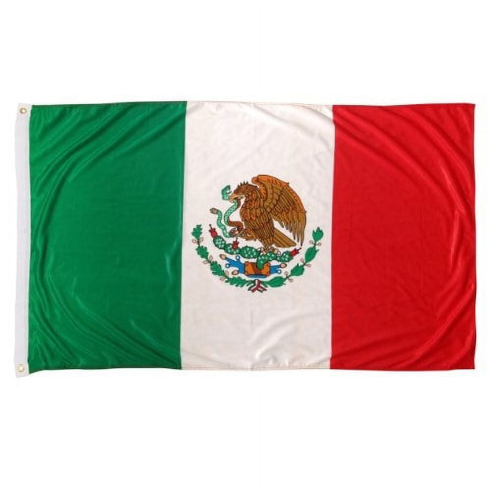 mexico flag 3ft x 5ft super knit polyester - Walmart.com