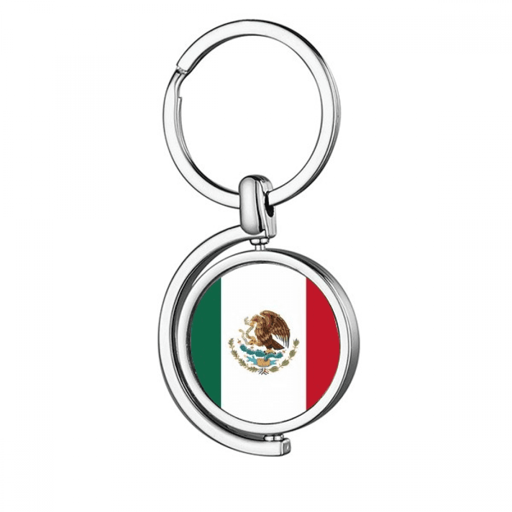 mexico national flag north amecountry rotating keychain metal keyring ...