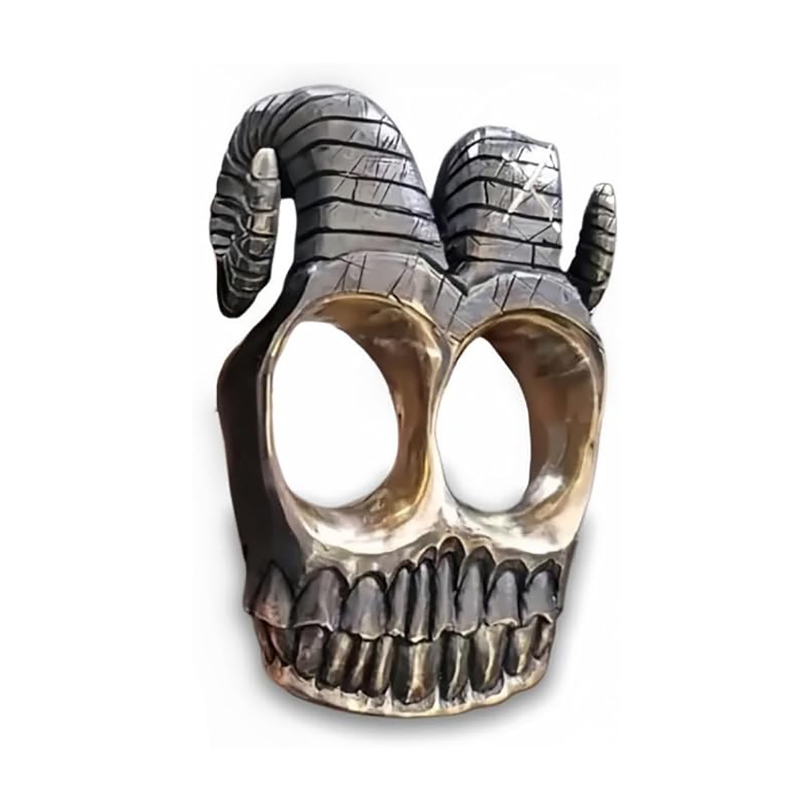 mfkdald Handmade Horn Vintage Horn Punk Finger Skeleton Ring Gothic ...