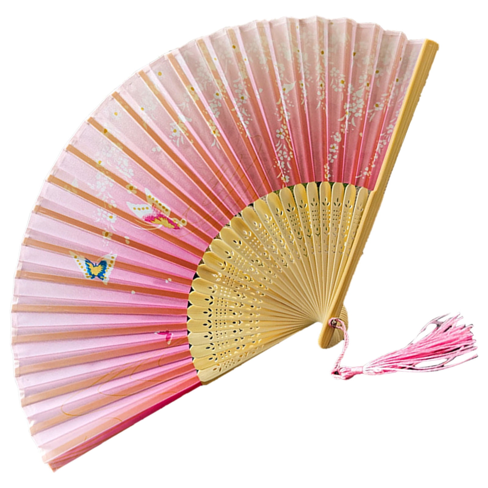 mfkdald Paper Fans Set Stylish Folding Hand Fans Foldable Line Dancing ...