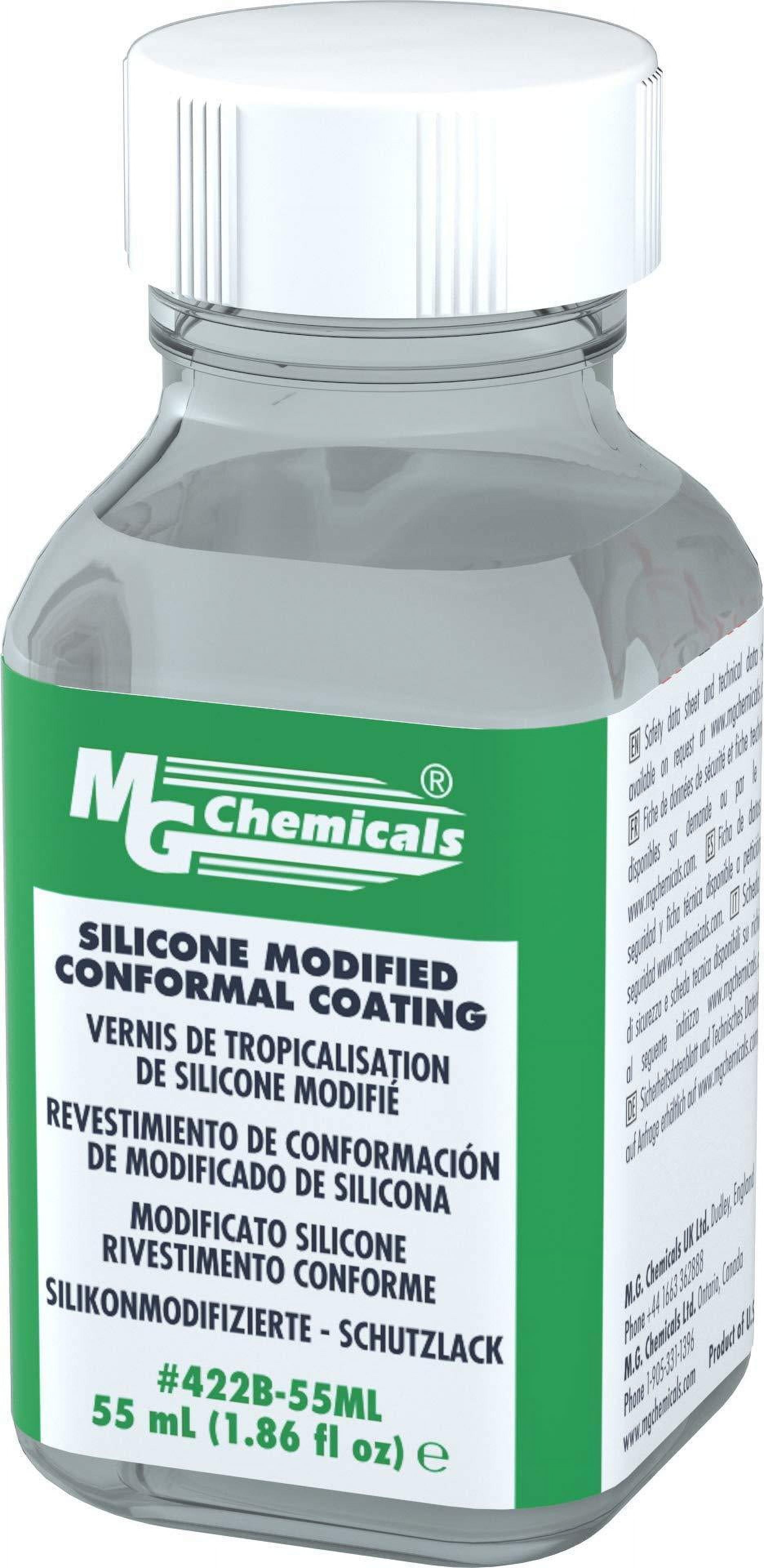 MG Chemicals Silicone Conformal Coating, 55ml Clear Liquid Bottle ...