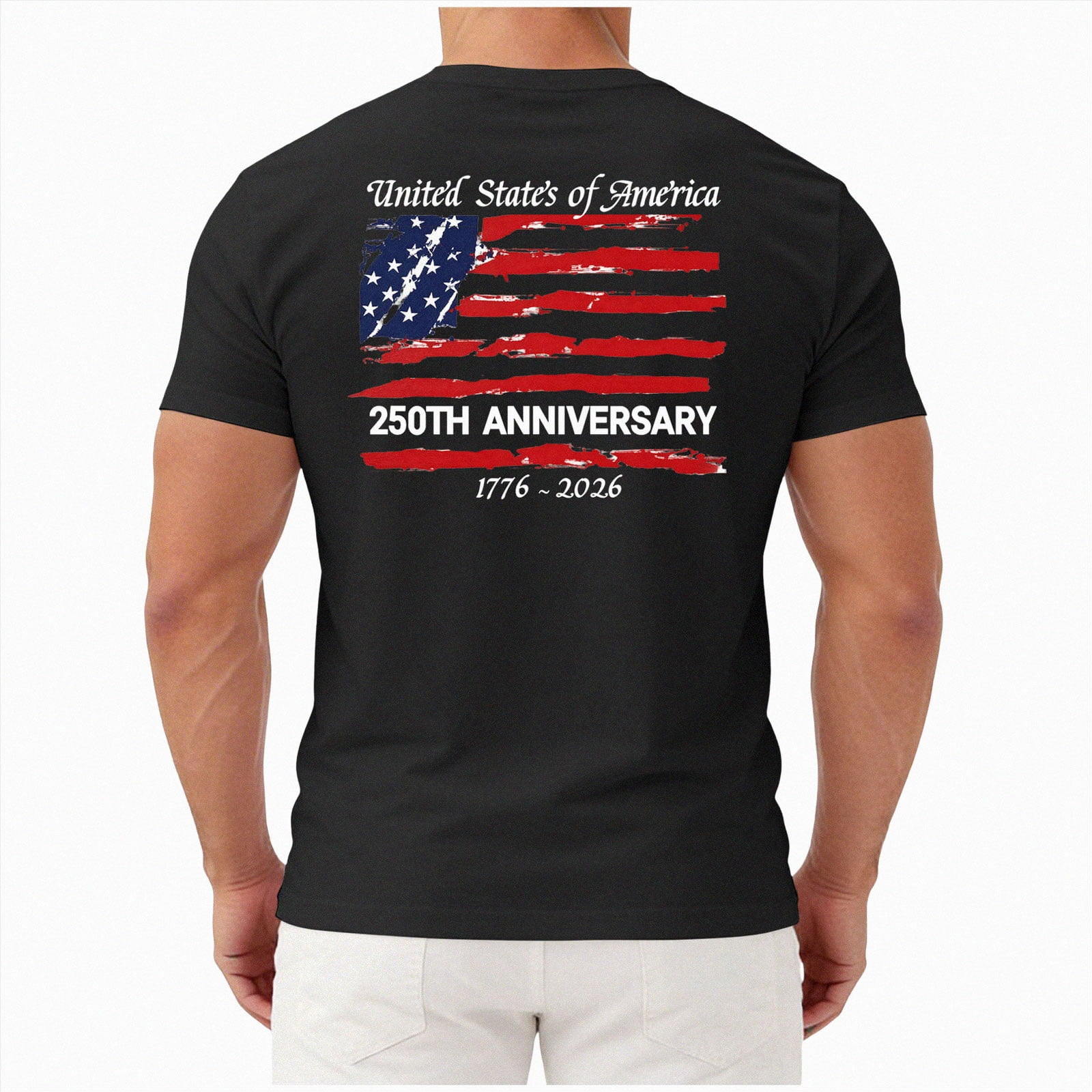 mgoYE 250th Anniversary USA Shirts 250th Independence Day Short Sleeve ...