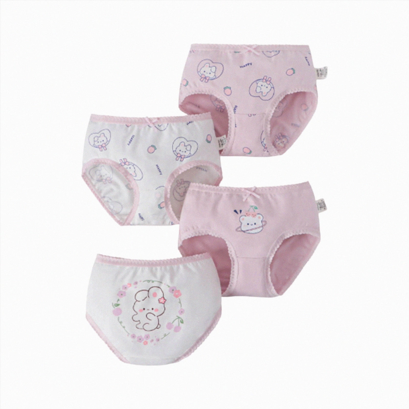 mgoYE 4 Pack Baby Training Pants 1-14 Years Toddler Girls'Briefs Soft ...