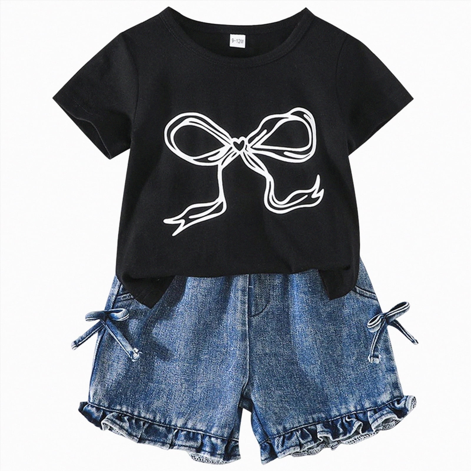 mgoYE Baby Girl Clothes 3 Months T-shirt Set Toddler Girl Floral Cotton ...