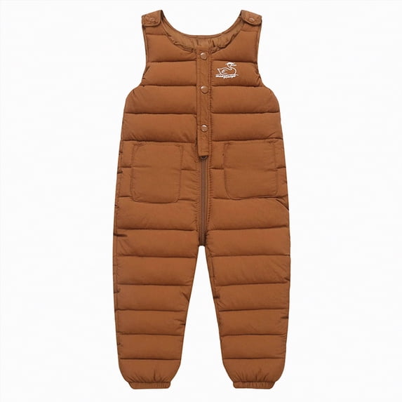 mgoYE Baby Toddlers Snow Bib Overalls Winter Warm Pants Kids Insulated ...