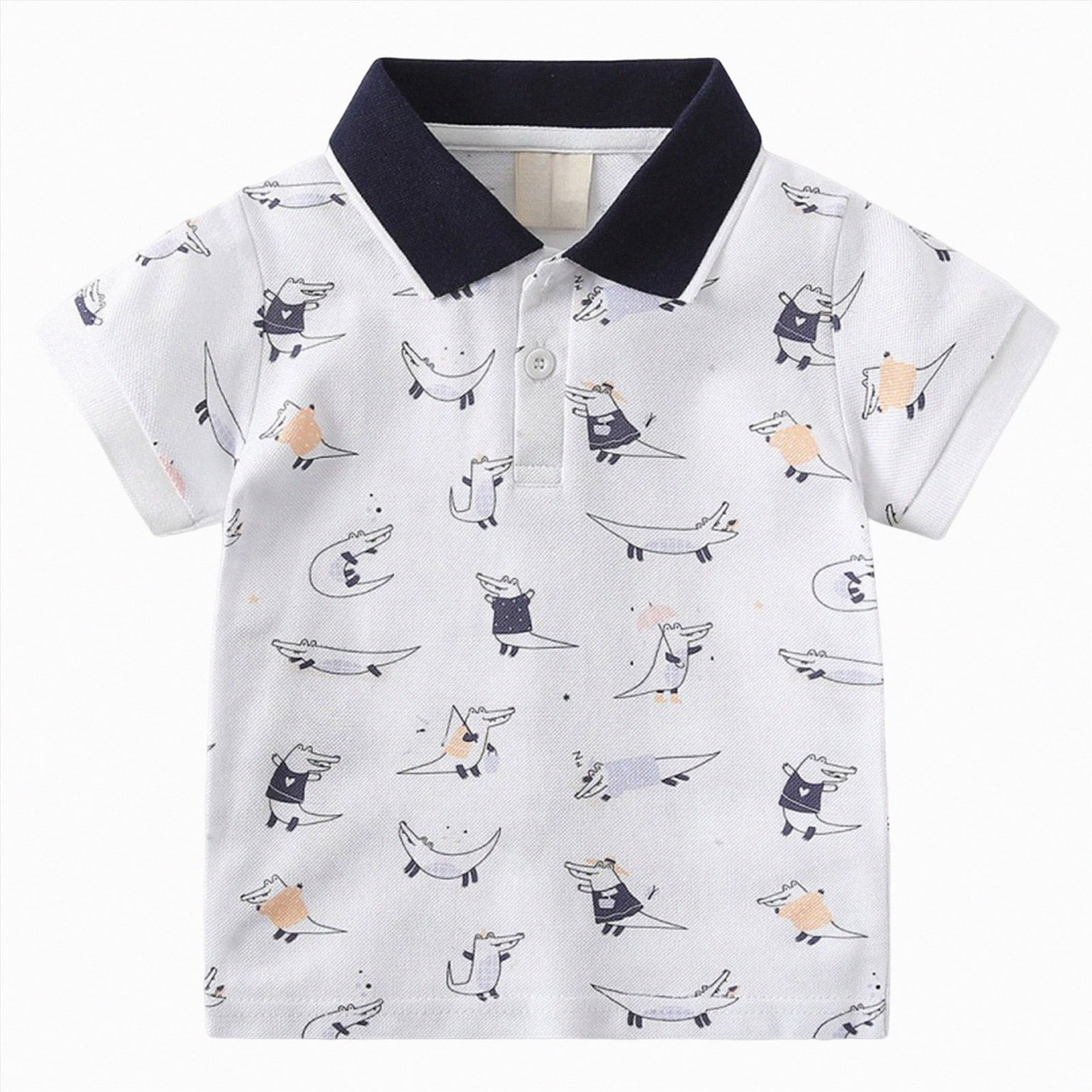 mgoYE Boys' Tops Toddler Baby Boys Short Sleeve Polo T-Shirt Cute ...