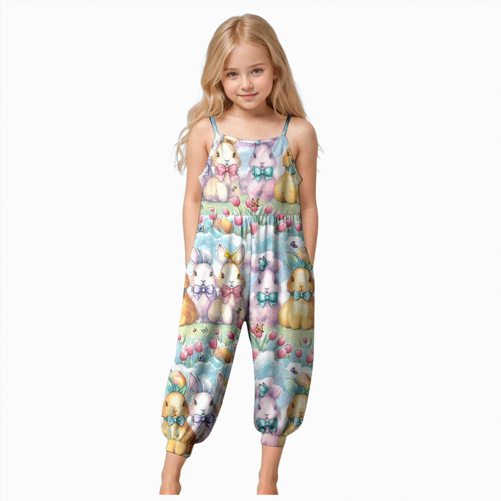 mgoYE Girls Clothes Size 6 Girls Sleeveless Jumpsuit One-Piece Romper ...