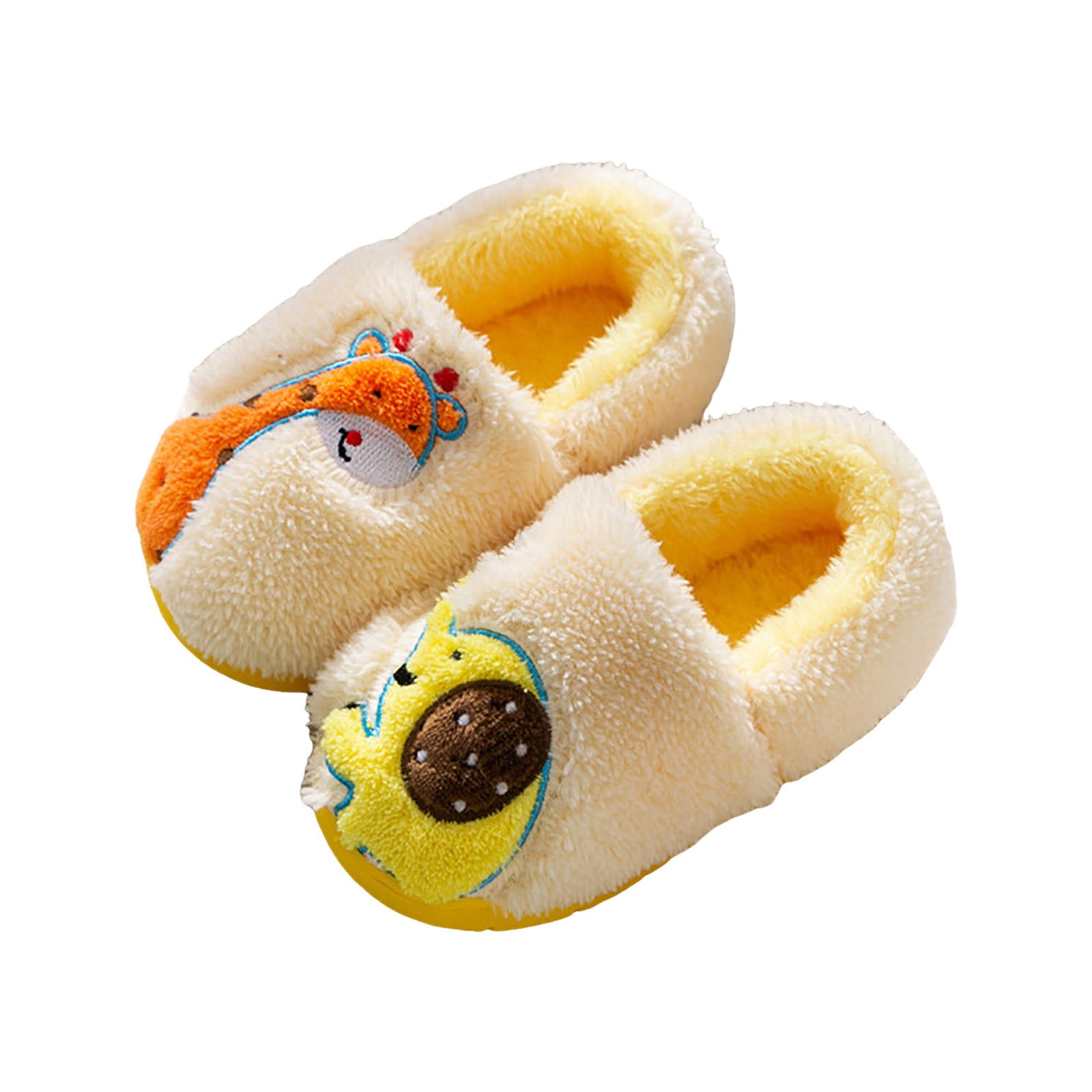 mgoYE Girls House Slippers Toddler Kids Slippers Bunny Design Indoor ...