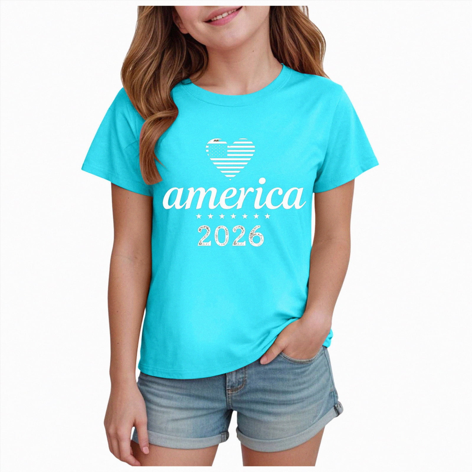 mgoYE Navy 250th Anniversary Gifts Girls 250th US Shirt 250 Year ...
