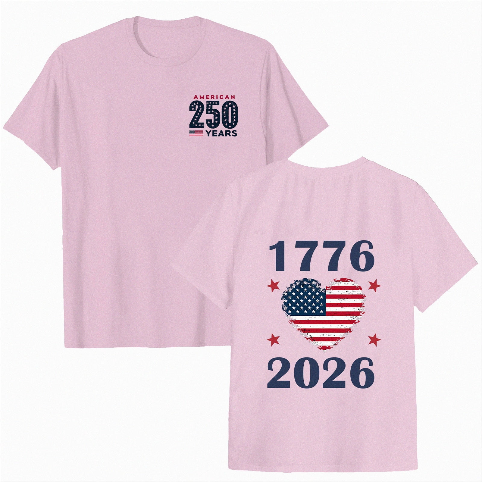 mgoYE Shirt for Women American Flag Shirts USA Print T-Shirt Patriotic ...