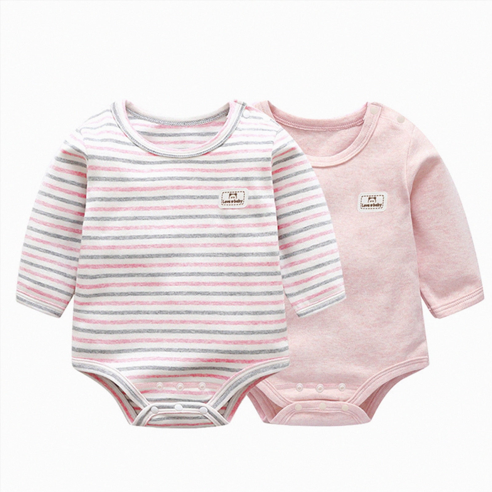 mgoYE Unisex Baby Boy Girl Romper 2Pack Newborn Infant Onesie Clothes ...