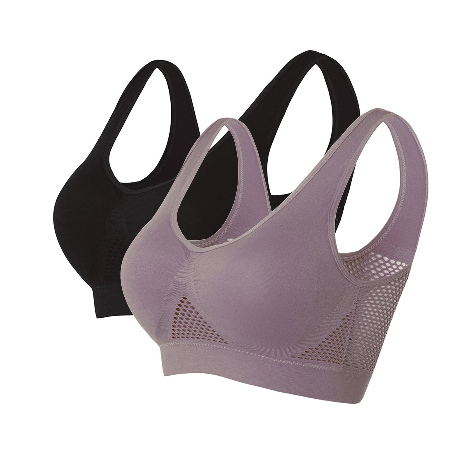 mgoYE No Wire Bras for Women Breathable Anti-Sagging Breasts Sports ...