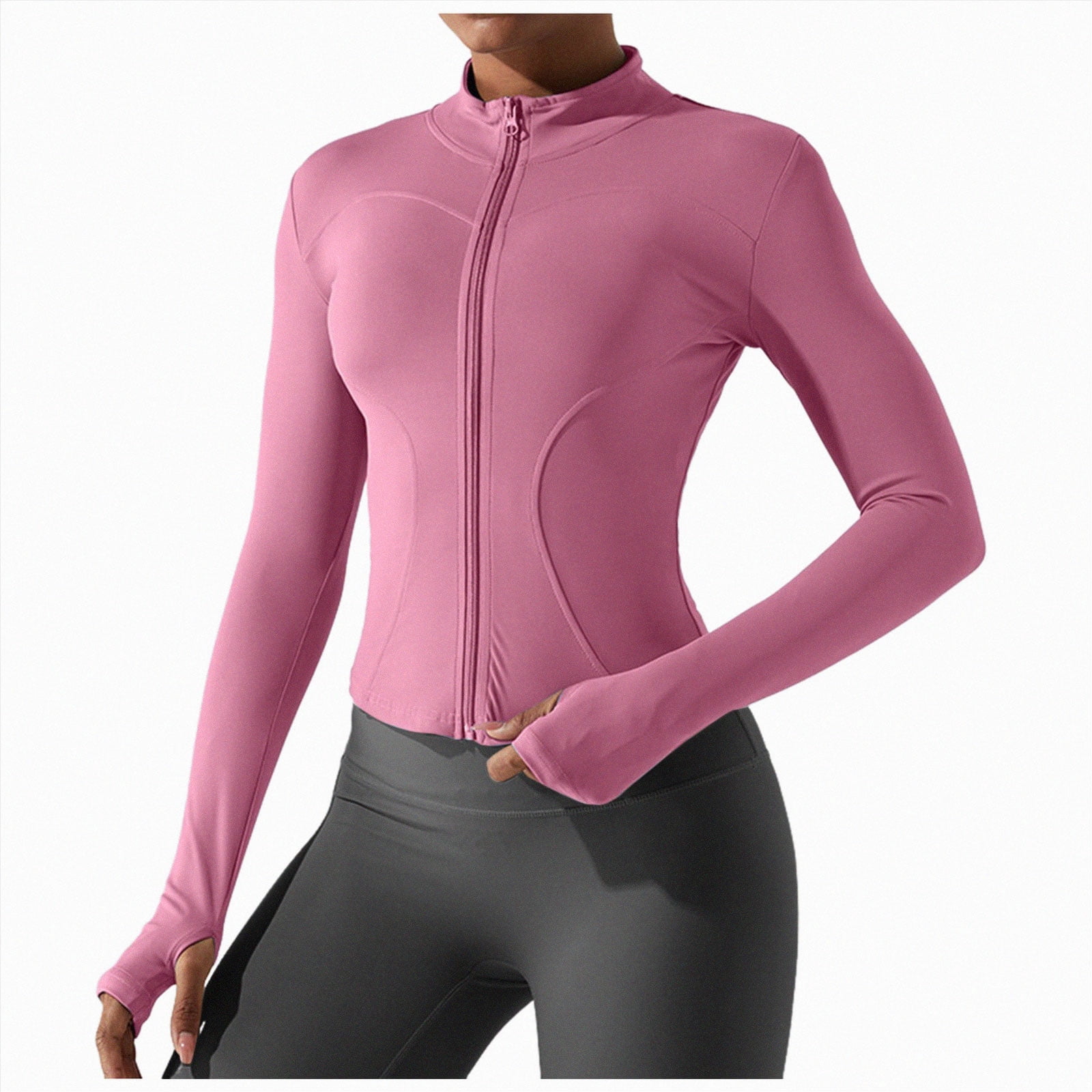 mgoYE Women's Athletic Clothing Sets Workout Sets Color Block Sports ...