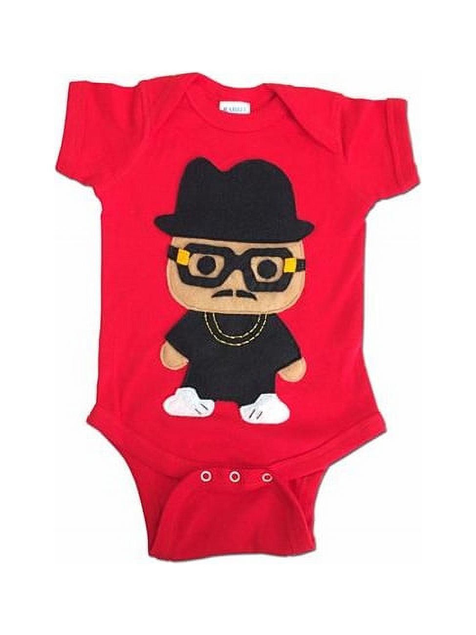 mi cielo abd90fa2-Red-6m Rad Rapper Tall Hat Red Hip Hop Baby Onesie ...