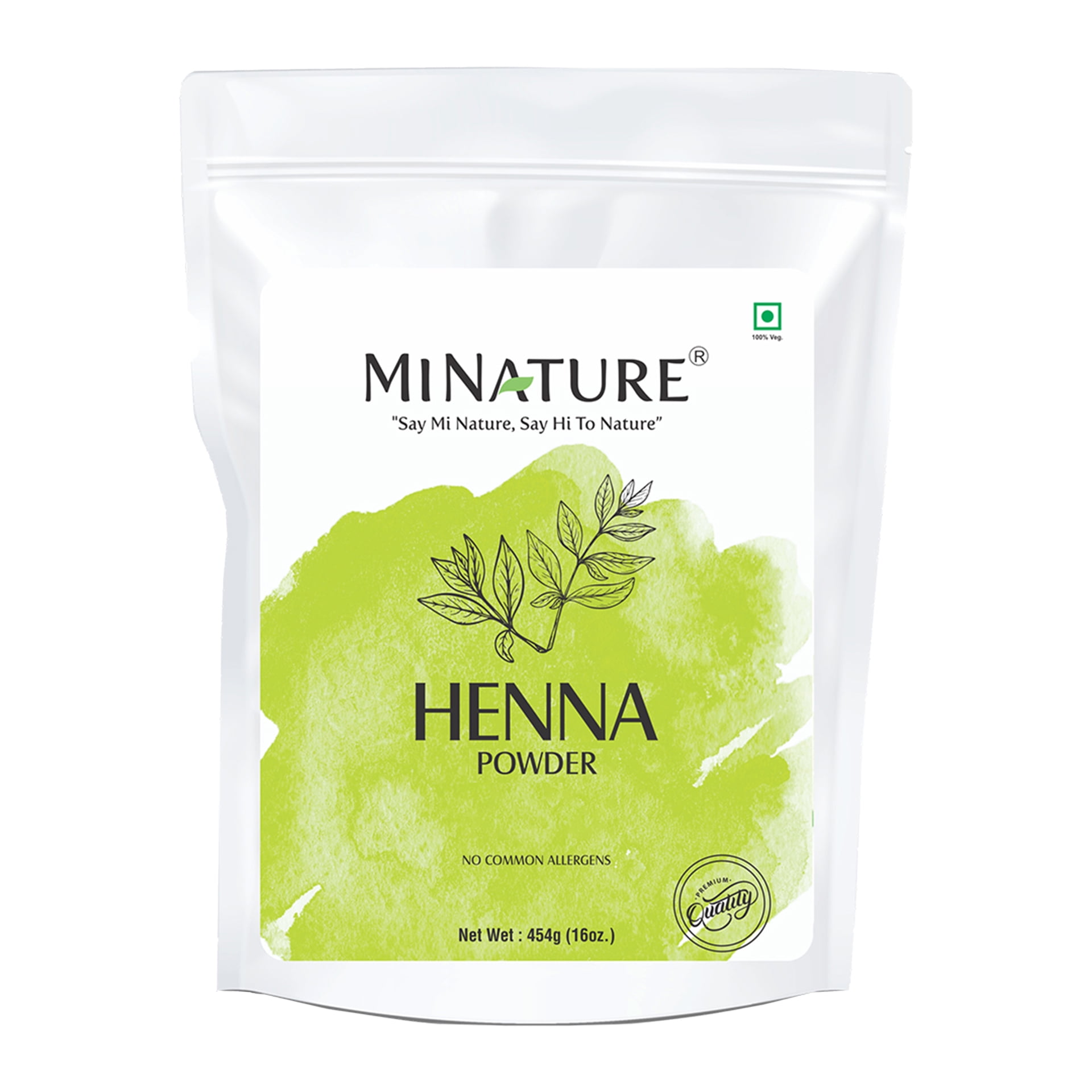 mi nature Henna Powder (Lawsonia inermis) | Natural Hair Color| Mehandi ...
