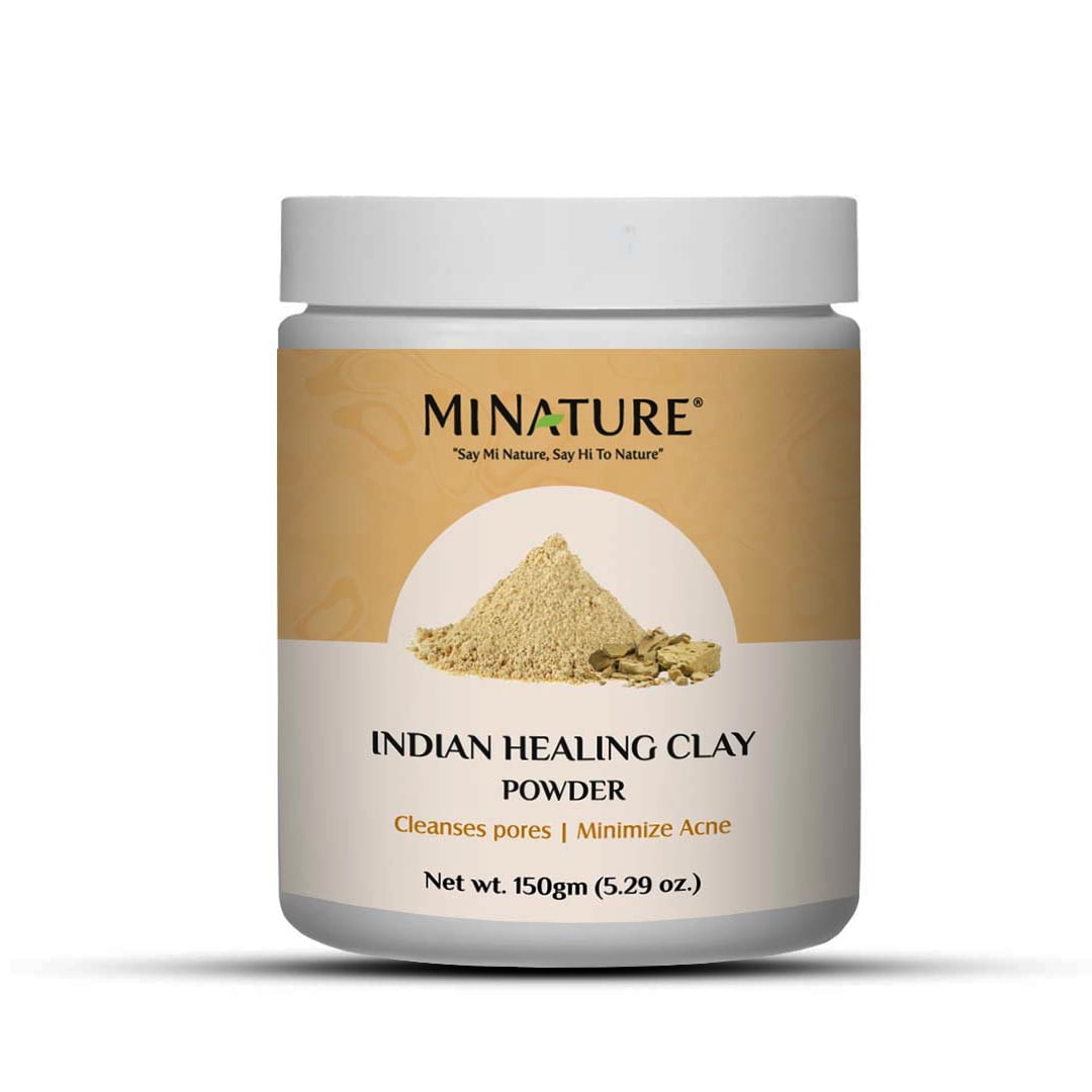 mi nature Indian Healing Clay Powder| Fuller' Earth Clay Mask | For all ...