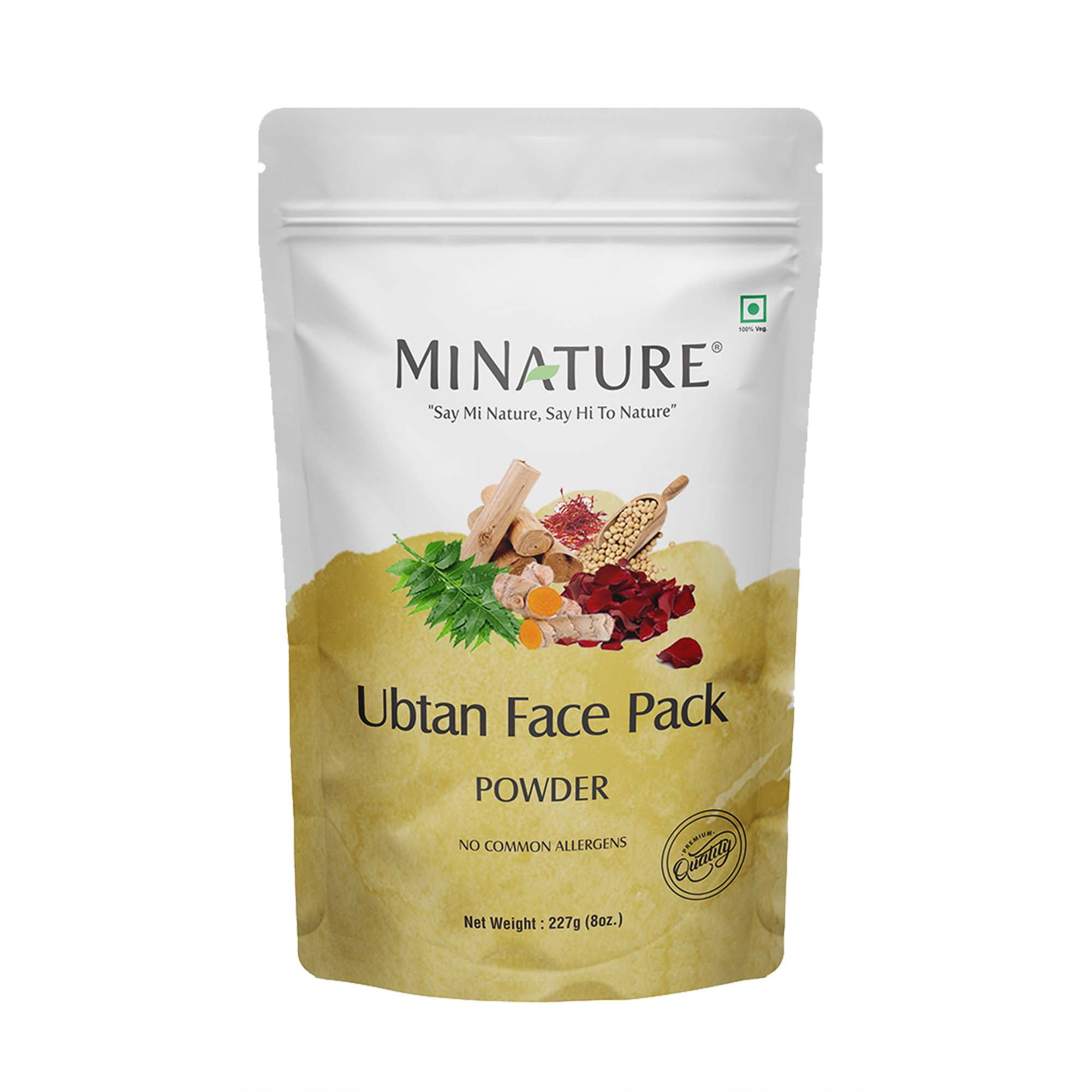 mi nature Ubtan Powder |Face and Body Pack | Turmeric, Barley ...