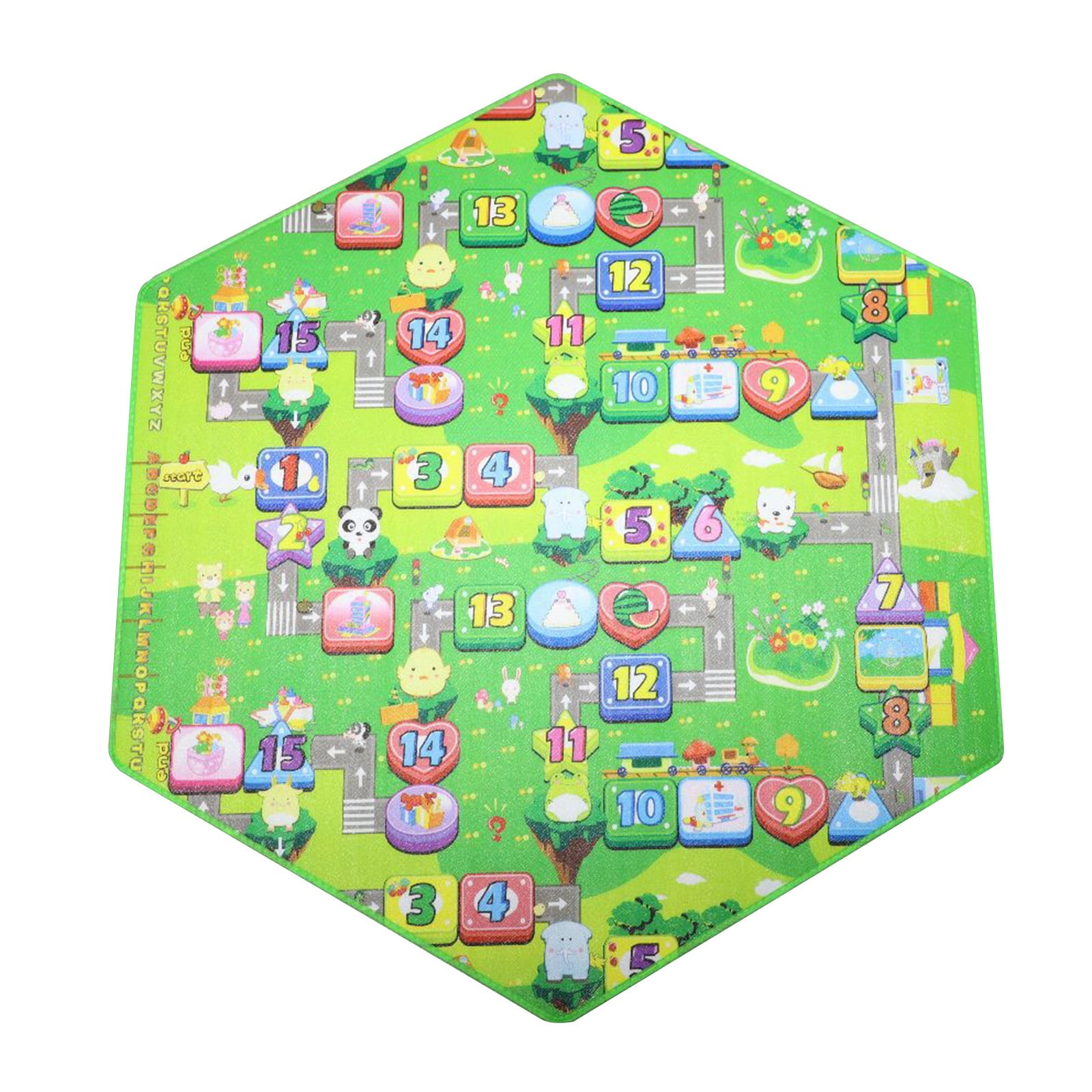 miaomiaocc Floor Mats Children's Hexagonal Princess Tent With Velvet ...