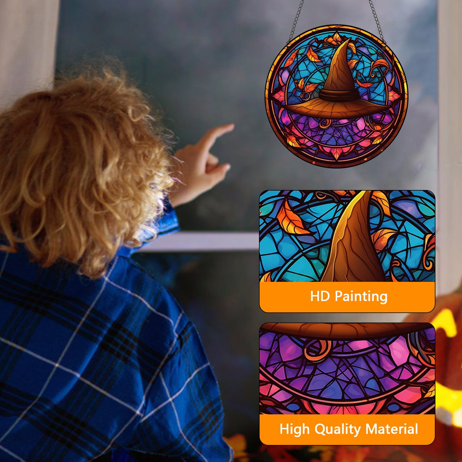 miaomiaocc Halloween Party Decorations 2D Holiday Pendants Halloween ...