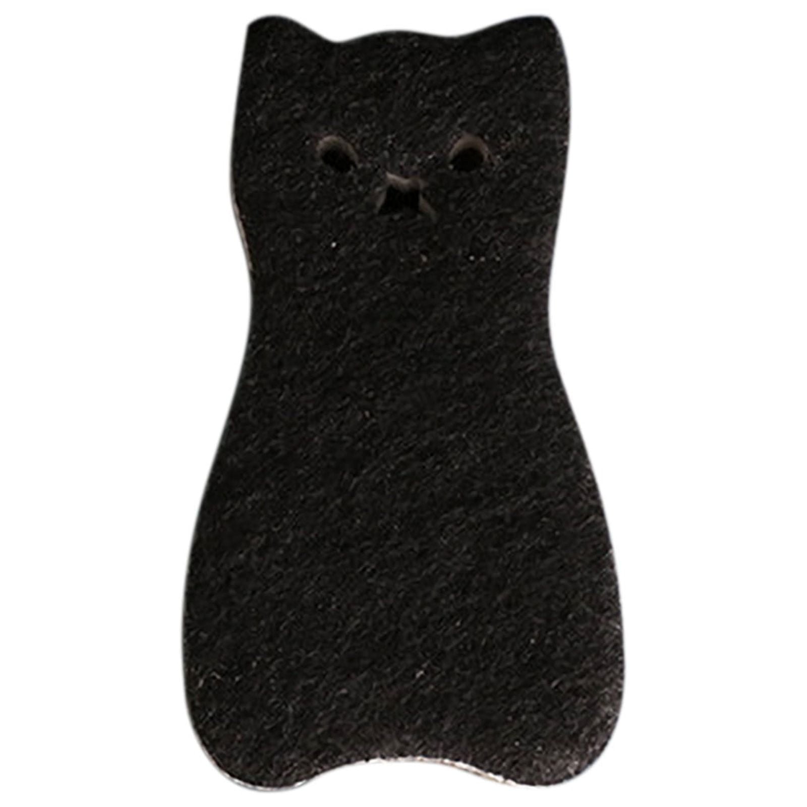 miaomiaoke 4 Pcs Cute Cat Shape Dishwashing Sponge Wipe Sponges for Non ...