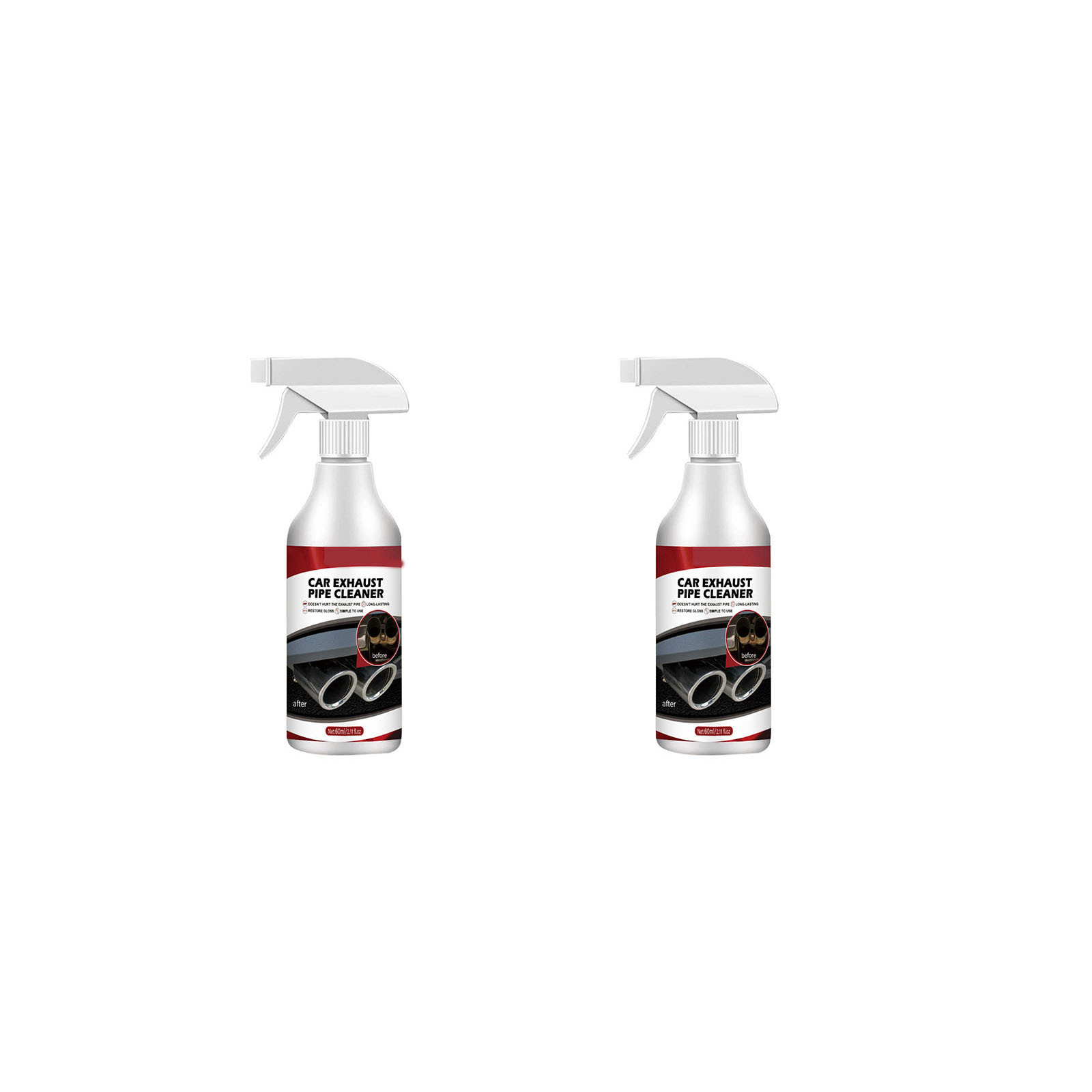 miaomiaoke 60ml of Car Exhaust Pipe Rust Cleaning Agent Rust and Carbon ...