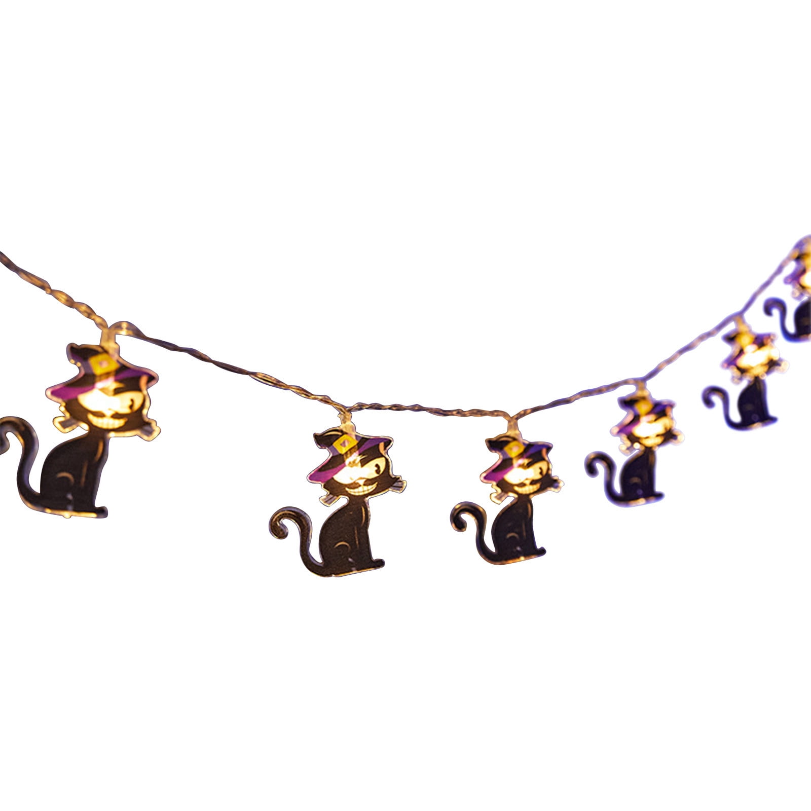 miaomiaoke Battery Operated Halloween String Lights - 59 Inch 20 Led ...