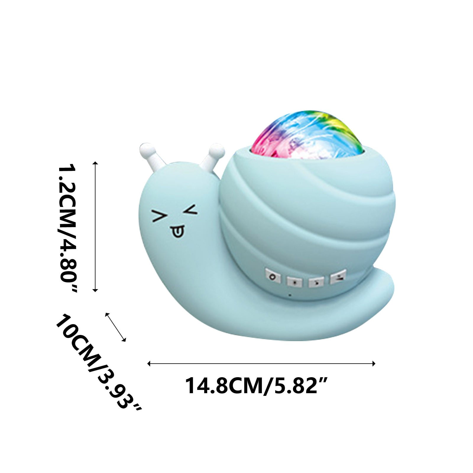 miaomiaoke Snail Nebula Sky Projection Light Bedroom Sleep Light ...