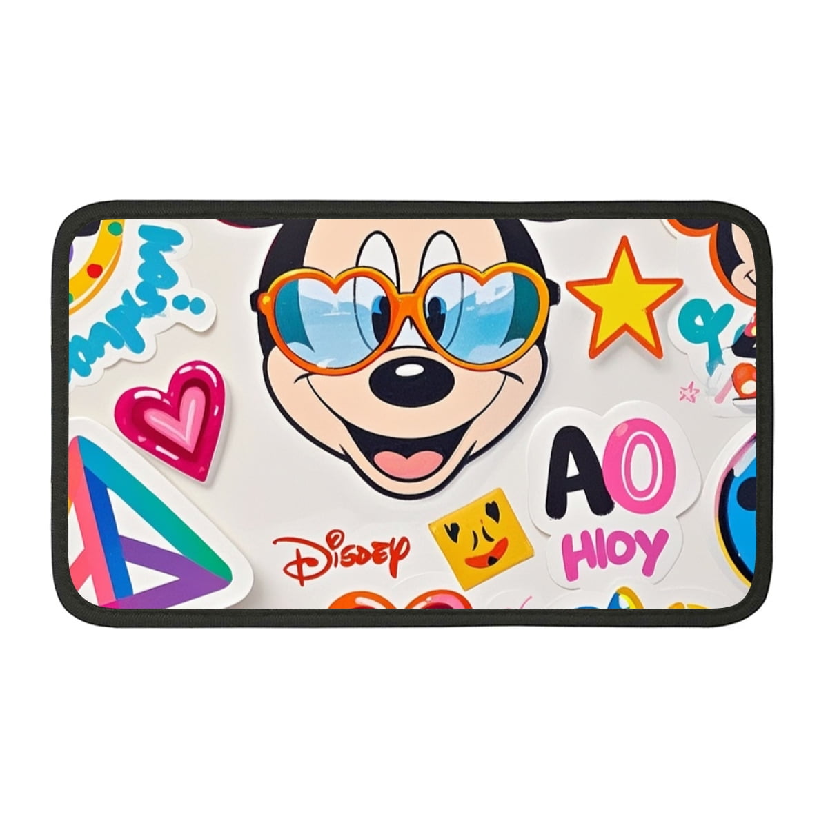 mic×key mouse Armrest Pad Universal Car Center Console Cover Seat Box Cover Suitable for Sedan ...