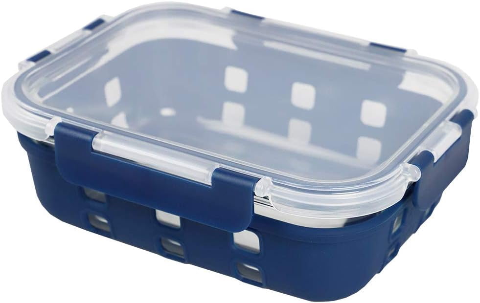 michael graves design rectangle high borosilicate glass food storage ...