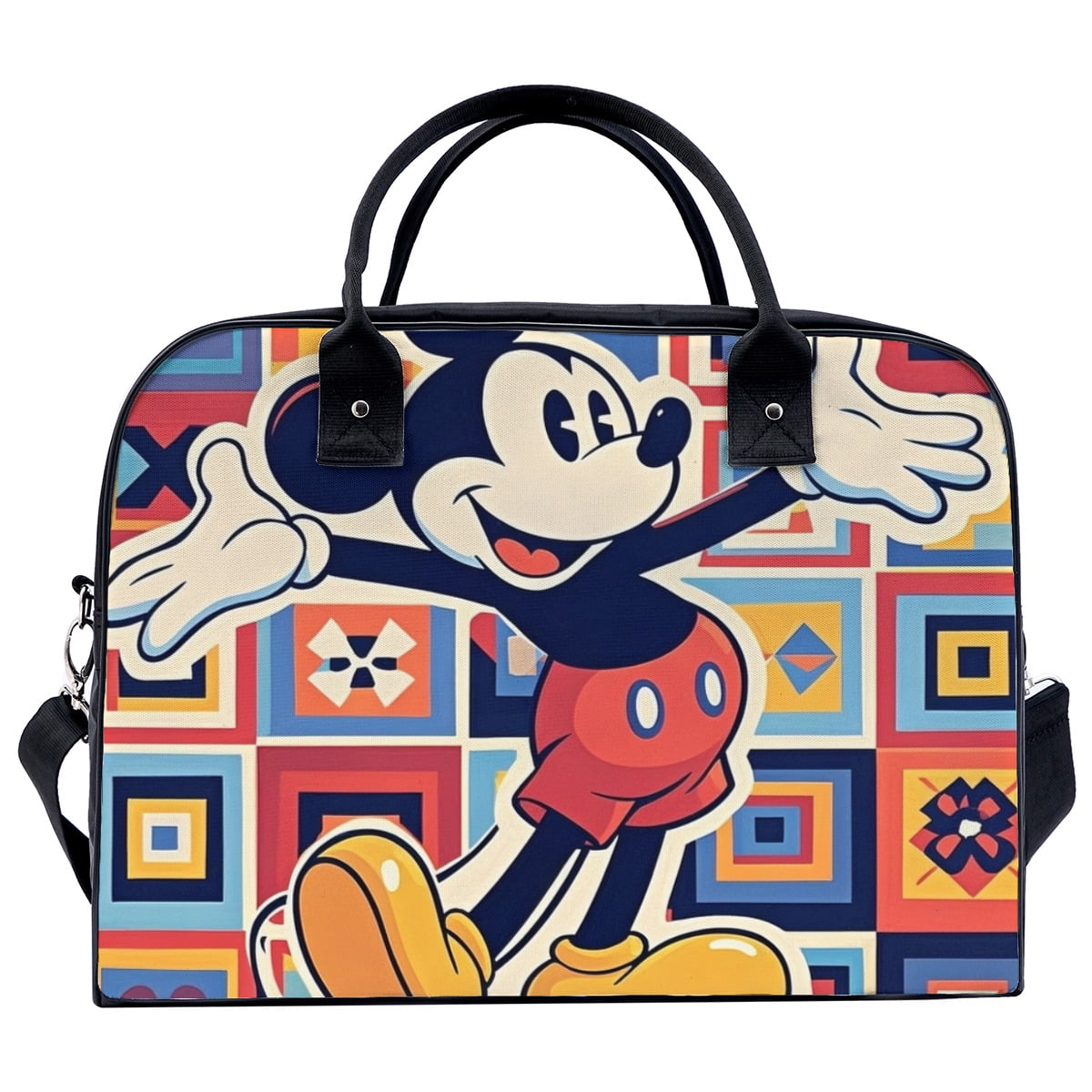 mickey mouse Travel Bags Women Men Hand Luggage Bags Large Capacity ...