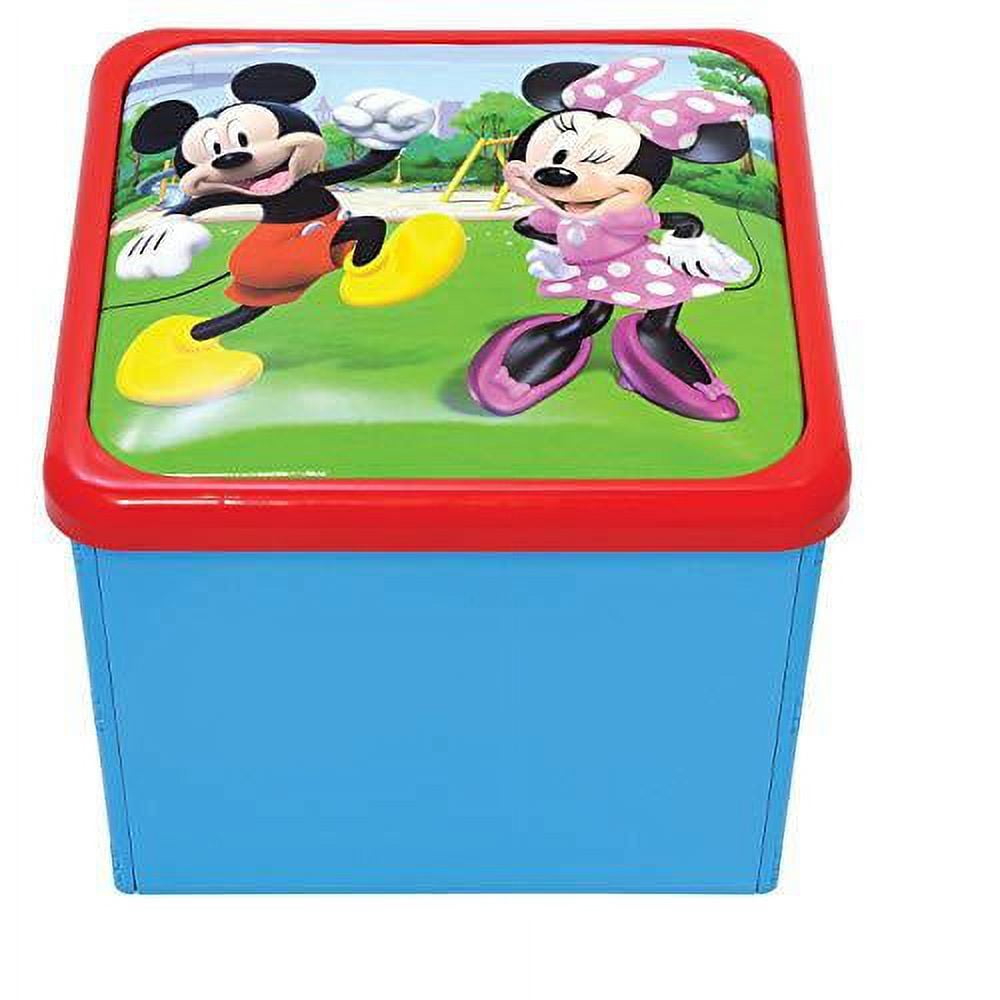Mickey Mouse Roadster Racers Blue Storage Toy Organizer, Sit N Store ...