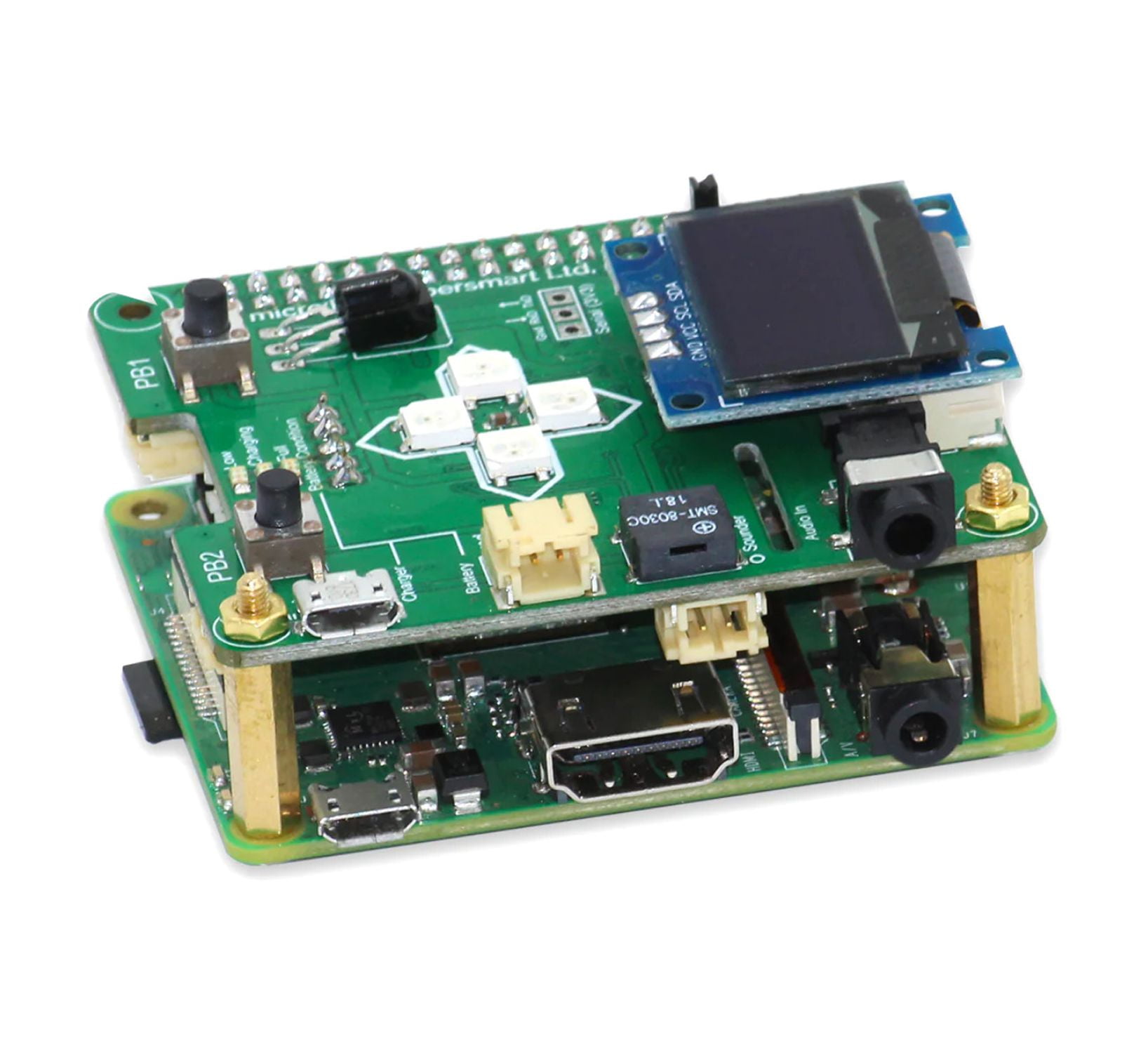 micro:Pi - IoT HAT Raspberry Pi3 A+ - Walmart.com