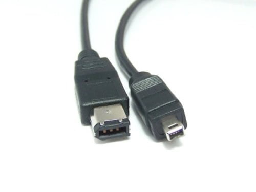 micro connectors, inc. 6 feet firewire ieee 1394 6 pin to 4 pin cable ...