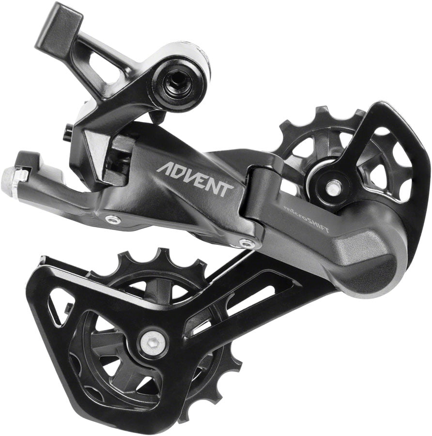 microSHIFT ADVENT RD-M619M-B Rear Derailleur - 9-Speed, Medium Cage ...