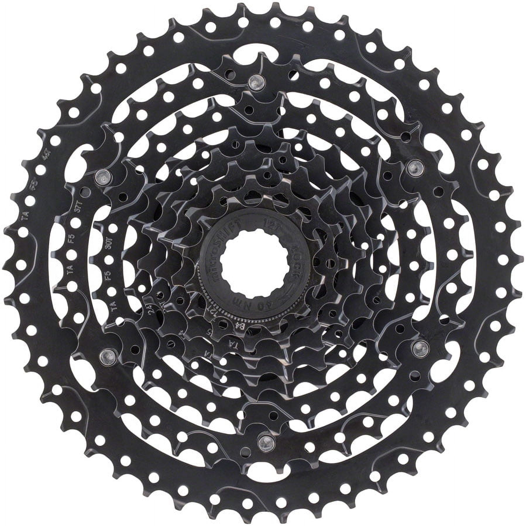 microSHIFT Acolyte Cassette - 8 Speed, 12-46t, Black, ED Coated ...