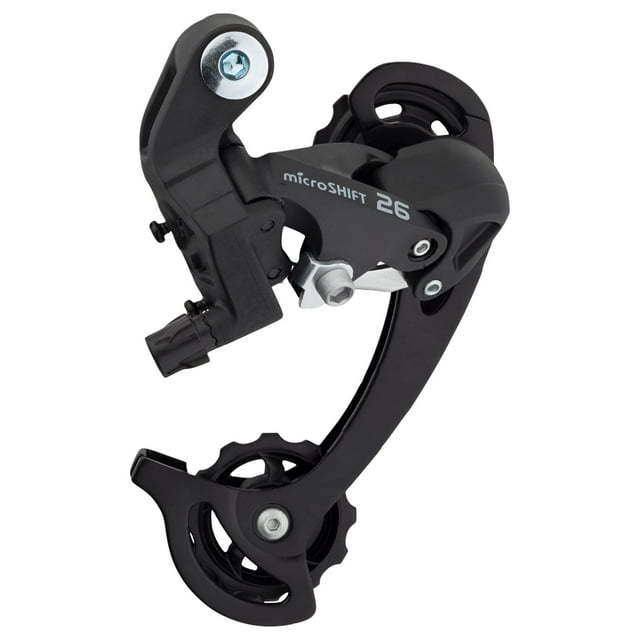 microSHIFT M26 Rear Derailleur - 7-8 Speed Long Cage Black - Walmart.com