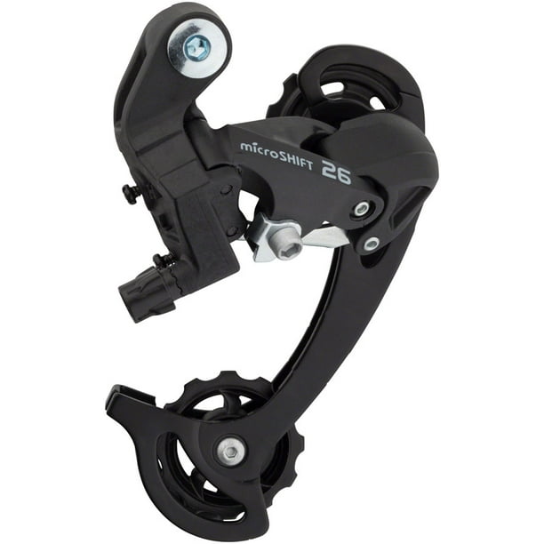 microSHIFT M26 Rear Derailleur - 7,8 Speed, Long Cage, Black - Walmart.com