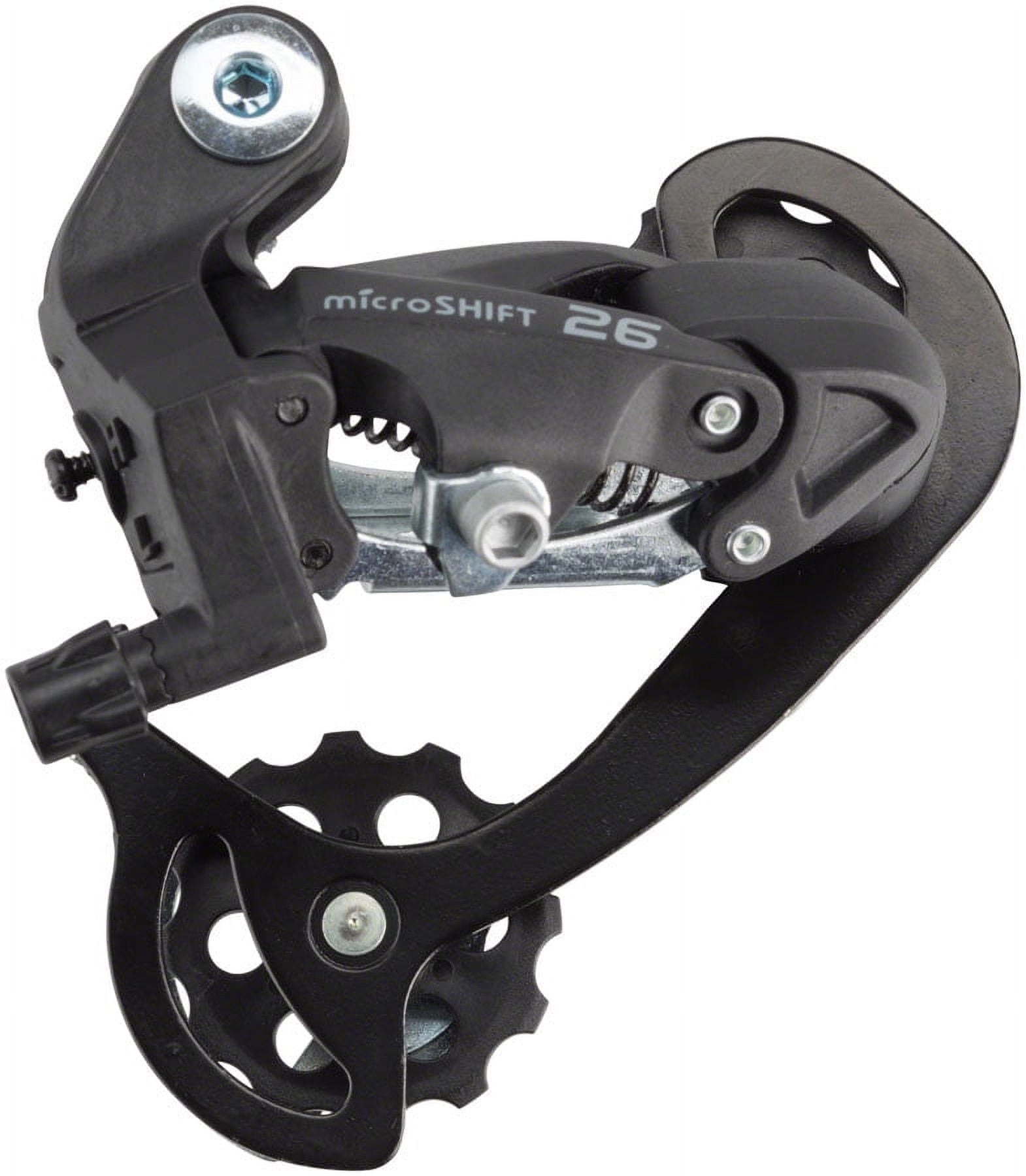 microSHIFT M26 Rear Derailleur - 7,8 Speed, Short Cage, Black - Walmart.com