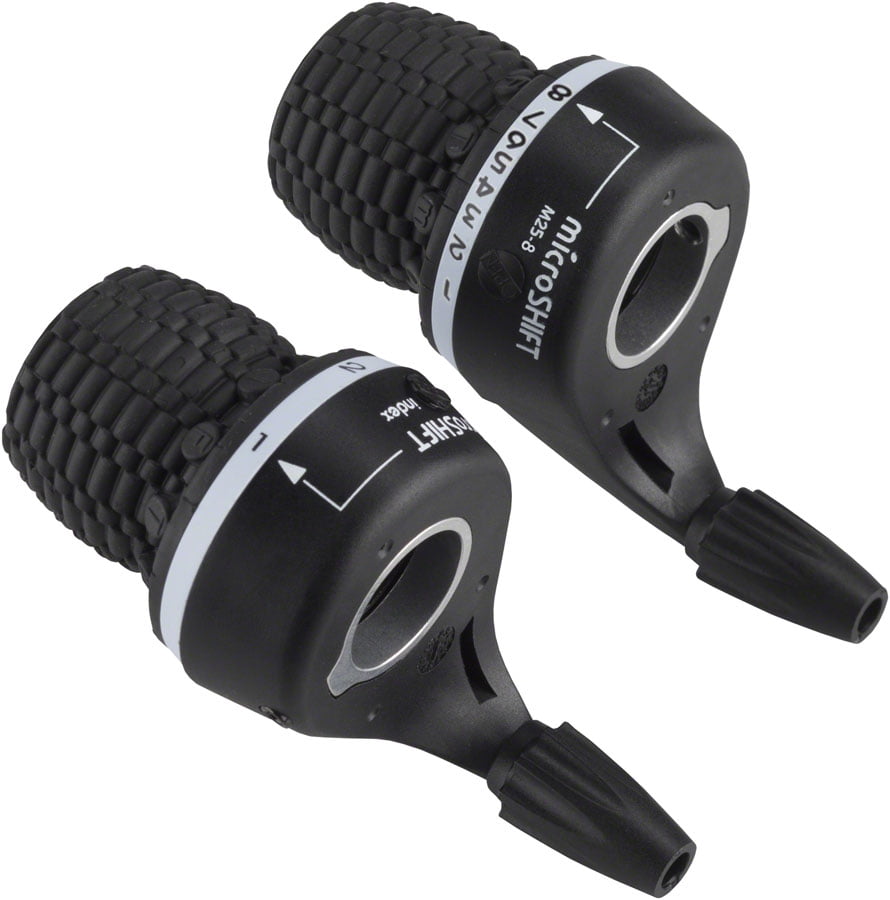 microSHIFT MS25-8 Twist Shifter Set, 8-Speed, Triple, Shimano ...