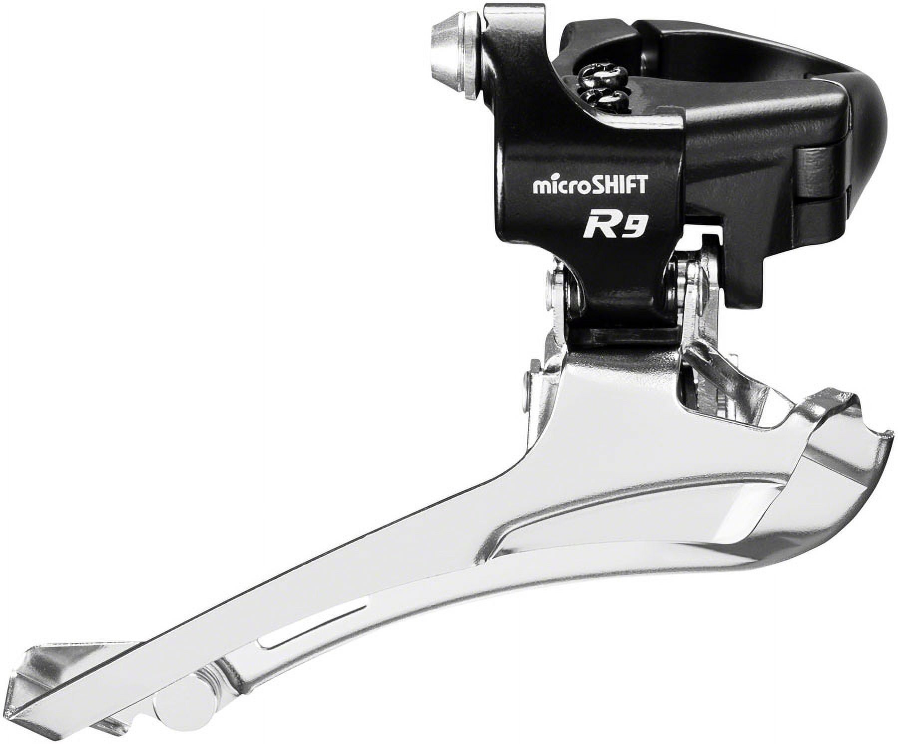 microSHIFT R9-B Double Front Derailleur - 9-Speed, Double, 46-52t Max ...